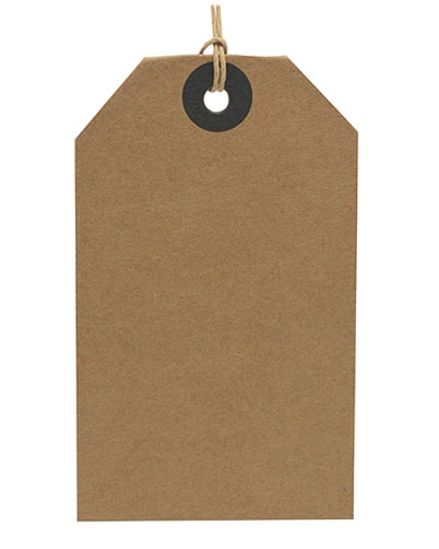 Barama Products: CARDBOARD LUGGAGE TAG-Plain Black, BROWN KRAFT LUGGAGE ...