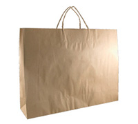 Barama Products: PAPER BAGS, NATURAL KRAFT BAGS 125 gsm - 50 bags